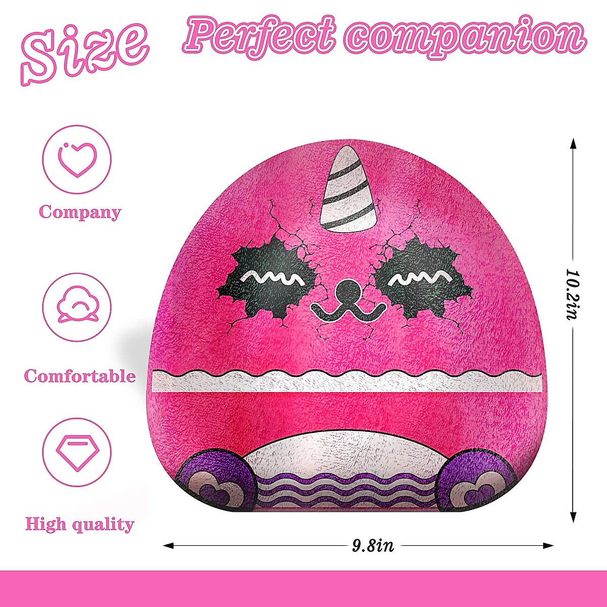 Plush Toy, 9" Soft Plush Toy Doll Plushie, Reversible Stuffed Animals 4 Sided Flip Mood Plushie Surprise Toy, Fidget Sensory Toys for Kids Boys Girls Chirstmas Gift