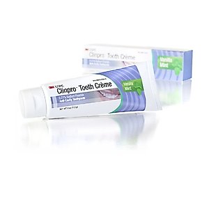 3M Clinpro Tooth Creme 0.21% Sodium Fluoride Anti Cavity Toothpaste, Vanilla Mint