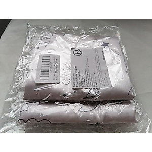 Winmany 2 Pack Toddler Pillow Cases Baby Silk Satin Pillowcases 49 x 36cm Cot Bed Envelope Pillow Cover kids Soft Travel Pillow Pair Cases for Boys Girls Machine Washable (Beige Cloud Moon)