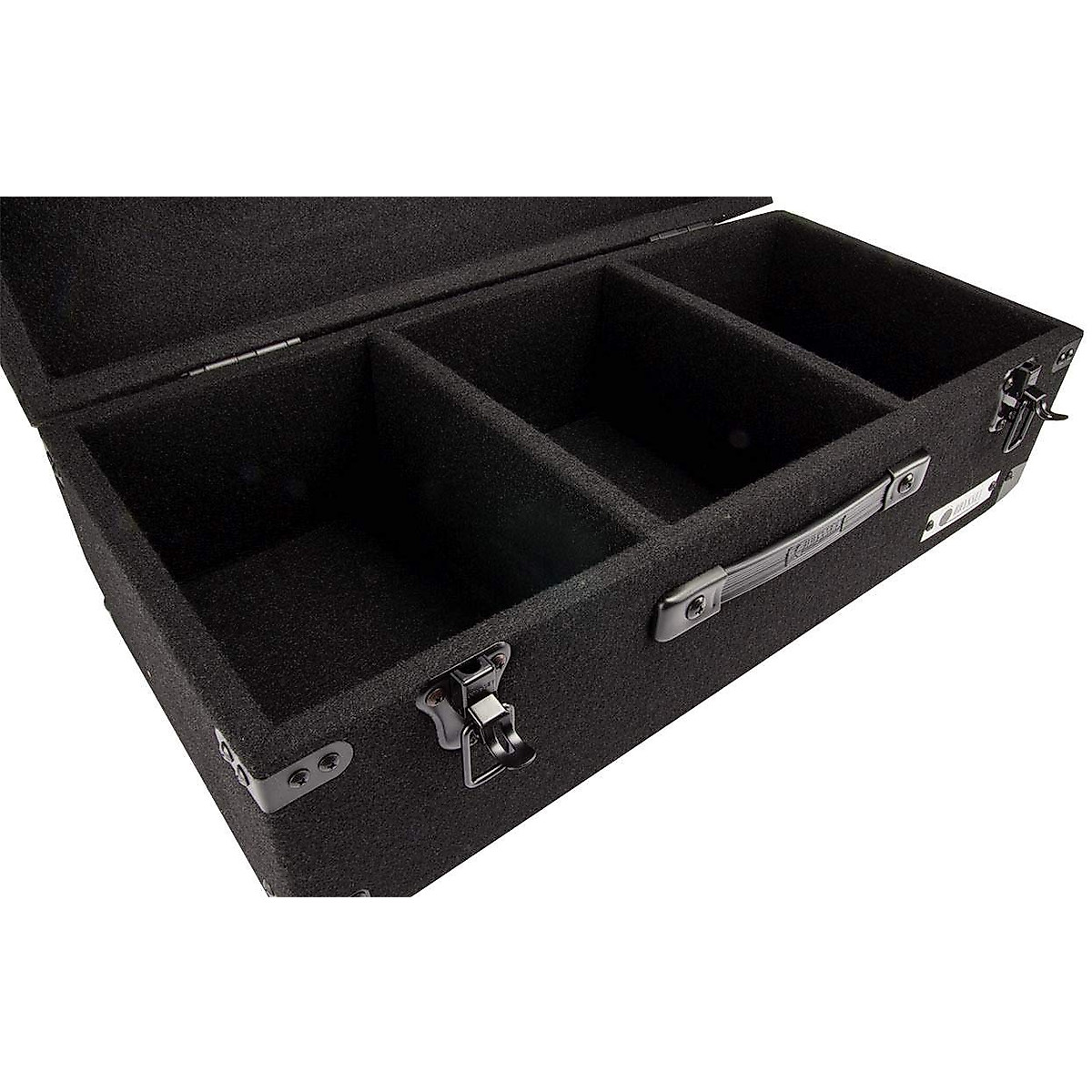 ODYSSEY C45200 Carpeted Case for 45 Rpm Vinyl Records with Surface Mount Hardware, Black