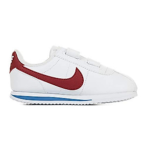 Nike Baby Boy's Cortez Basic SL (Infant/Toddler) White/Varsity Red/Varsity Royal/Black 9 Toddler M