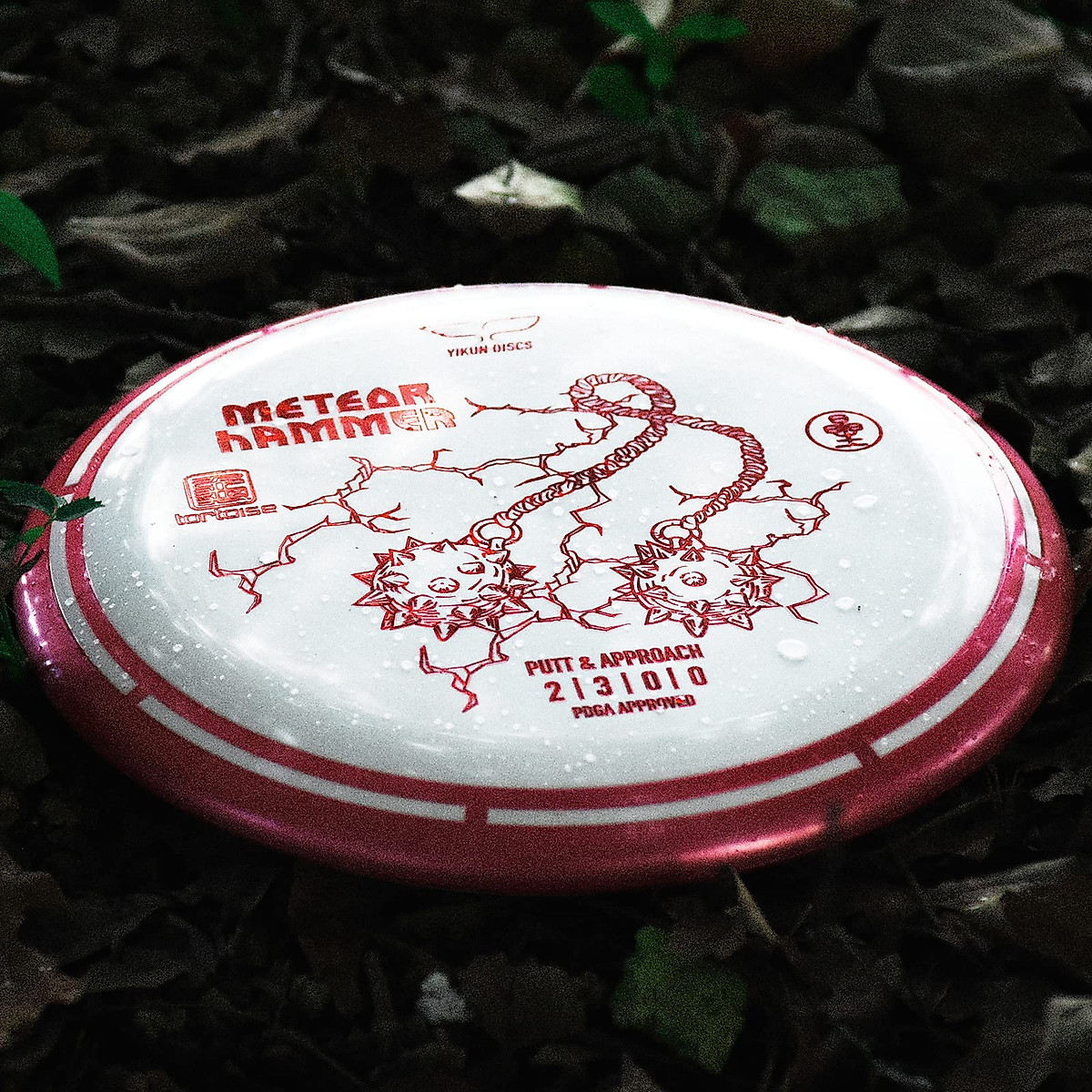 Yikun Disc Golf Putter Disk 170-175g Disk Golf Stuff for Outdoor Games All Professional Disc Golf Play Disc Golf Equipment (Red)