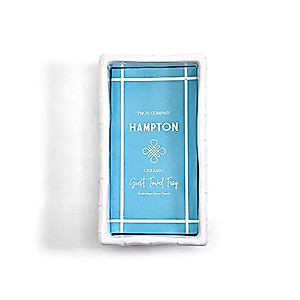 Two's Company Hampton Faux Bamboo Fretwork Guest Towel Tray