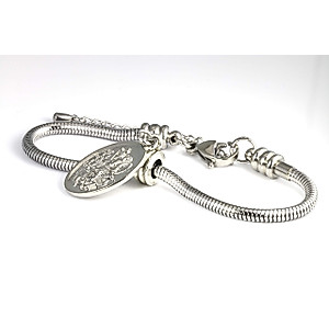 Archangel Michael Medallion - Protection Bracelets for Women St Michael the Archangel A Saint Michael Bracelet San Arcangel Saint Michael Police Charm Jewelry Protection from Evil San Miguel Arcangel