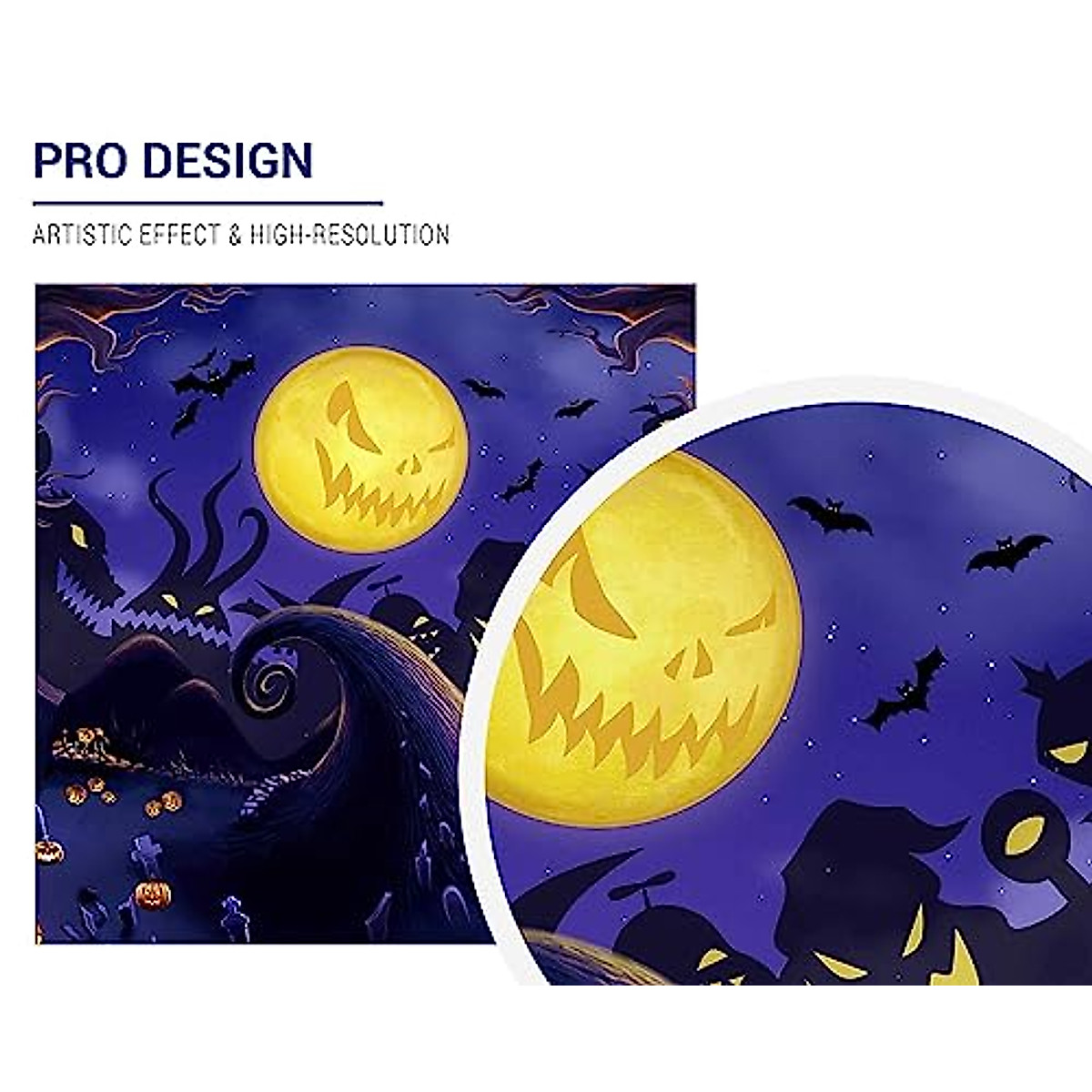 Allenjoy 6 x 6 FT Horror Halloween Backdrops for Photography Nightmare Background Trunk Trick Or Treat Party Decorations Banner Photoshoot Photo Booth Prop