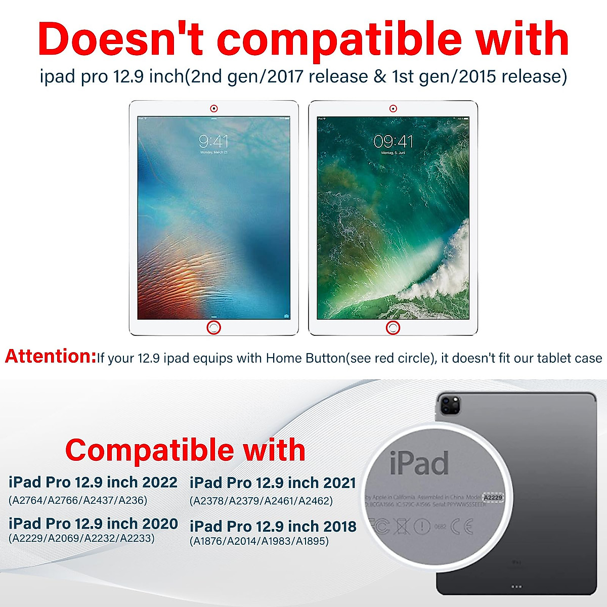 ROISKIN for iPad Pro 12.9 -Inch Case (6th, 5th, 4th & 3rd Gen) with HD Screen Protector, 360 Stand, Hand Strap, Pencil Holder,Shoulder Strap,Rugged Bulky Full Body 12.9 iPad Pro Case