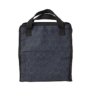 Dr. Brown’s Fold & Freeze Bottle Tote, Breastfeeding Essential Cooler Bag, 6 Baby Bottles Milk Storage - Black