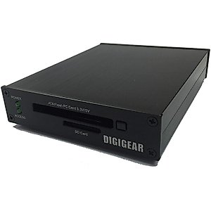 UATASD DIGIGEAR ATA Flash PCMCIA PC Card & SD/SDHC/SDXC to USB 3.0 Industrial Grade Card Reader