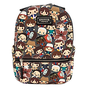 Loungefly Disney Snow White and the Six Dwarfs Floral Watercolor Allover Print Mini Backpack