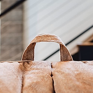 Big Joe Hug Bean Bag Chair, Caribou Hyde, Faux Polyester Blend, 3 feet