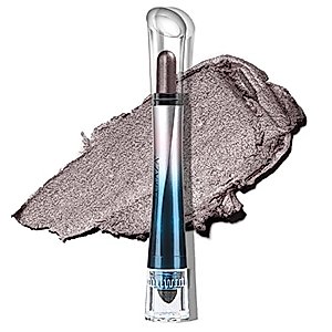 LUXAZA 24H Longwear Eyeshadow Stick Shimmer Cloud Gray Cream Smoky Eyeshadow Pencil Crayon, Pro Waterproof Eye Shadow Pen,Highlighter Makeup Stick 1PCS