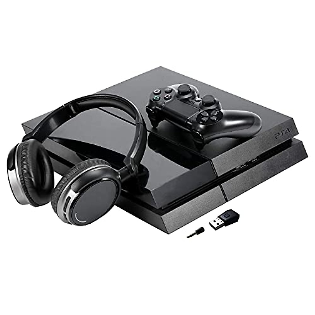 Bluetooth Adapter with Microphone for PS4 /PS5 HLRAO,USB Adapter Mini USB 4.0 Bluetooth Adapter/Dongle Receiver and Transmitters Dongle Bluetooth Compatible with Playstation Support A2DP HFP HSP.