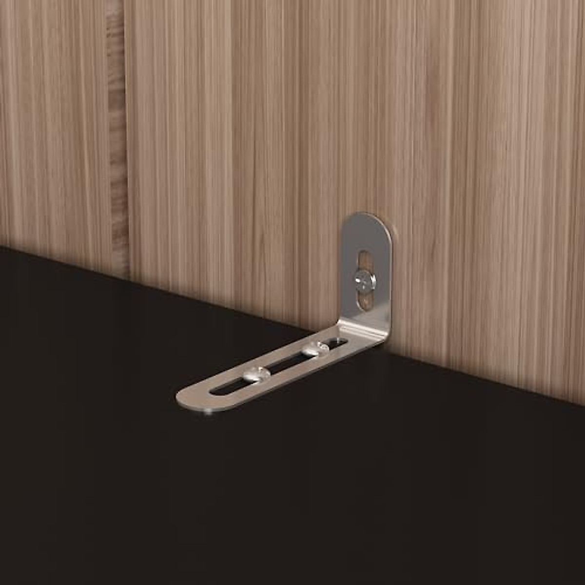 AIEGLE Lighted Entertainment Wall Unit Set with Bridge, Modern TV Stand with 3 Color Light, Up-Flip Doors & Shelves, Large Console Storage Cabinet Set for TVs Up to 70", Black (114.2"Wx11.8"Dx78.7"H)