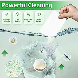 Poesie Laundry Detergent Sheets Fresh Scent Eco-Friendly 160 Sheets Clear Plastic-Free Hypoallergenic Liquid Less Washing Sheets for Home Dorm Travel Camping & Hand Washing Clean No Waste