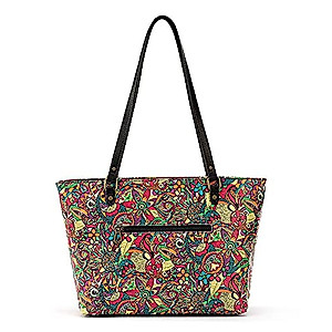 Sakroots womens Women's Metro tote, Rainbow Spirit Desert
