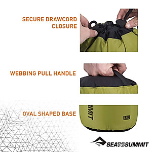 Sea to Summit Nylon Stuff Sack, Durable Outdoor and Travel Storage, X-Small / 4 Liter, Outback Red