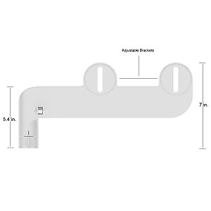 Bidet Attachment with Nozzle Angle Adjuster