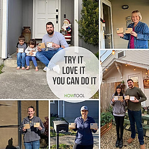 Door Stops 3 Inch Rigid with Rubber Pin Oil Rubbed Bronze Black, 5 Pack | HOWTOOL