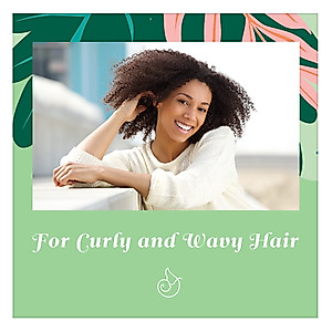 Wellnesse Smoothing Shampoo and Conditioner - For Wavy & Curly Hair - - 8 oz - Coconut & Verbena Leaf - Vitamin Based Formula, Protects and Moisturizes - Hair Products and Beauty Products