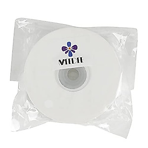 MEEDEE Silver Ribbon Wired Woven Metallic Ribbon 1 inch Silver Wired Ribbon Silver Metallic Ribbon for Gift Wrapping, Gift Bows, DIY Crafts, Graduation Baskets, Wedding, Party Decorations (25 Yards)