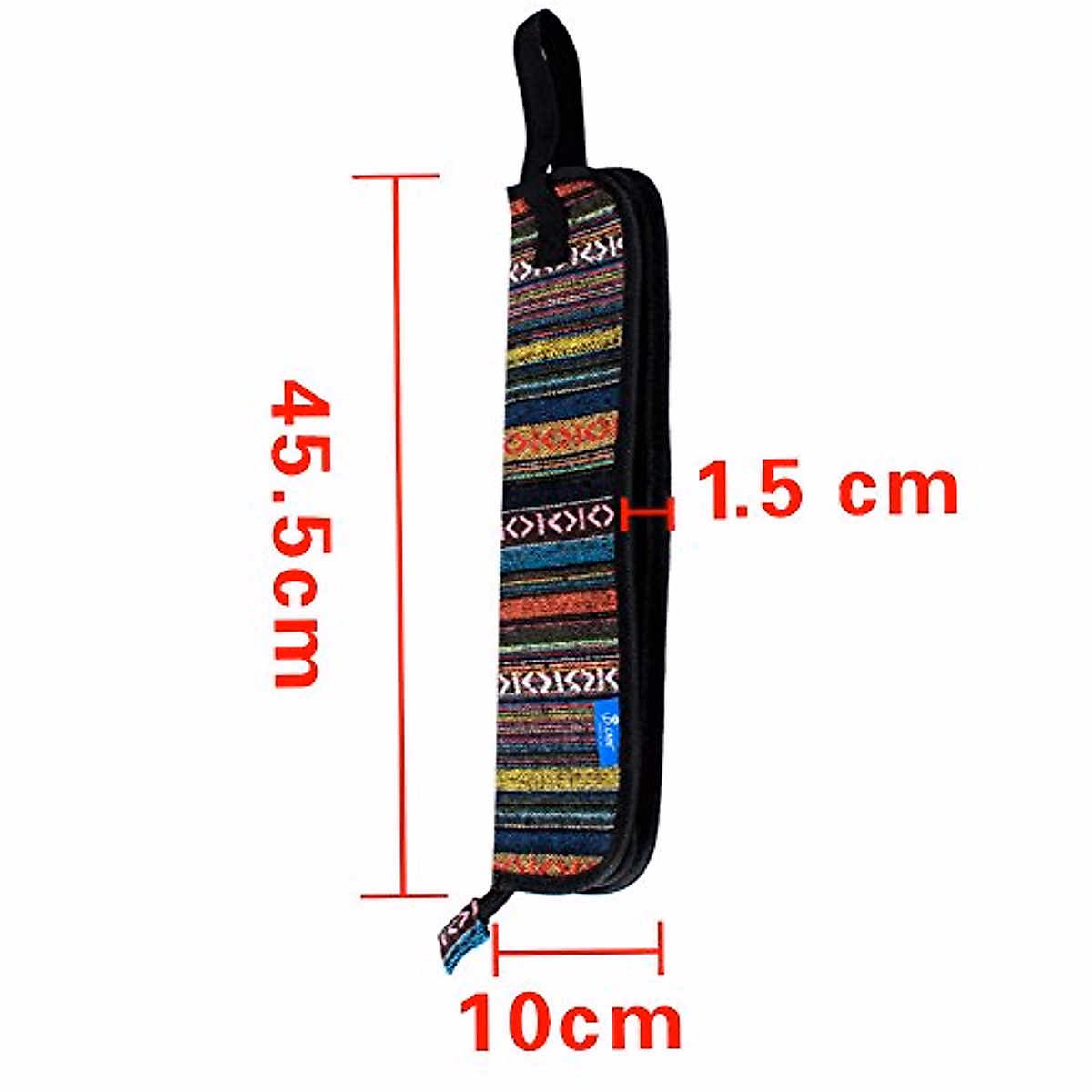 Drumstick Carrying Case,Portable Drum Stick Case Hanging Bag Exotic Style Percussion Accessories Drumsticks Carrying Handbag with Handle,Drum Accessories Folk Drumstick Gig Bag Pouch Unicorn