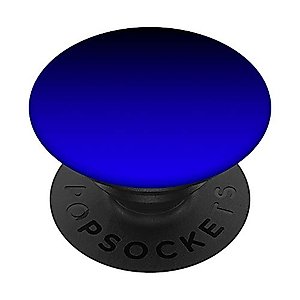 Pretty Gradient Aesthetic Colorful Blue & Black Ombre Color PopSockets PopGrip: Swappable Grip for Phones & Tablets
