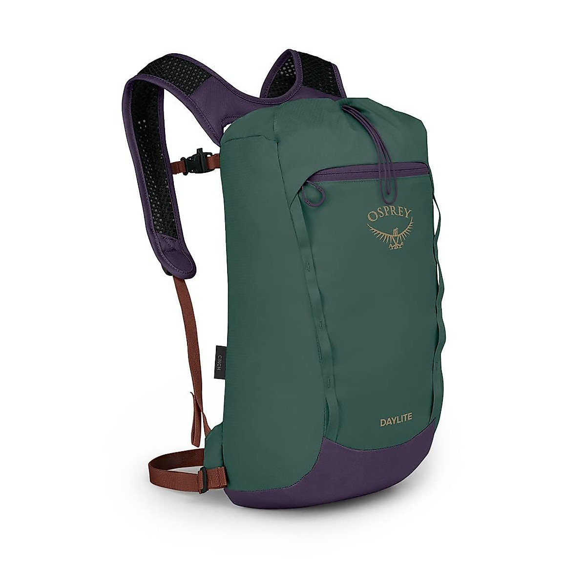 Osprey Daylite Cinch Daypack, AXO Green/Enchantment Purple