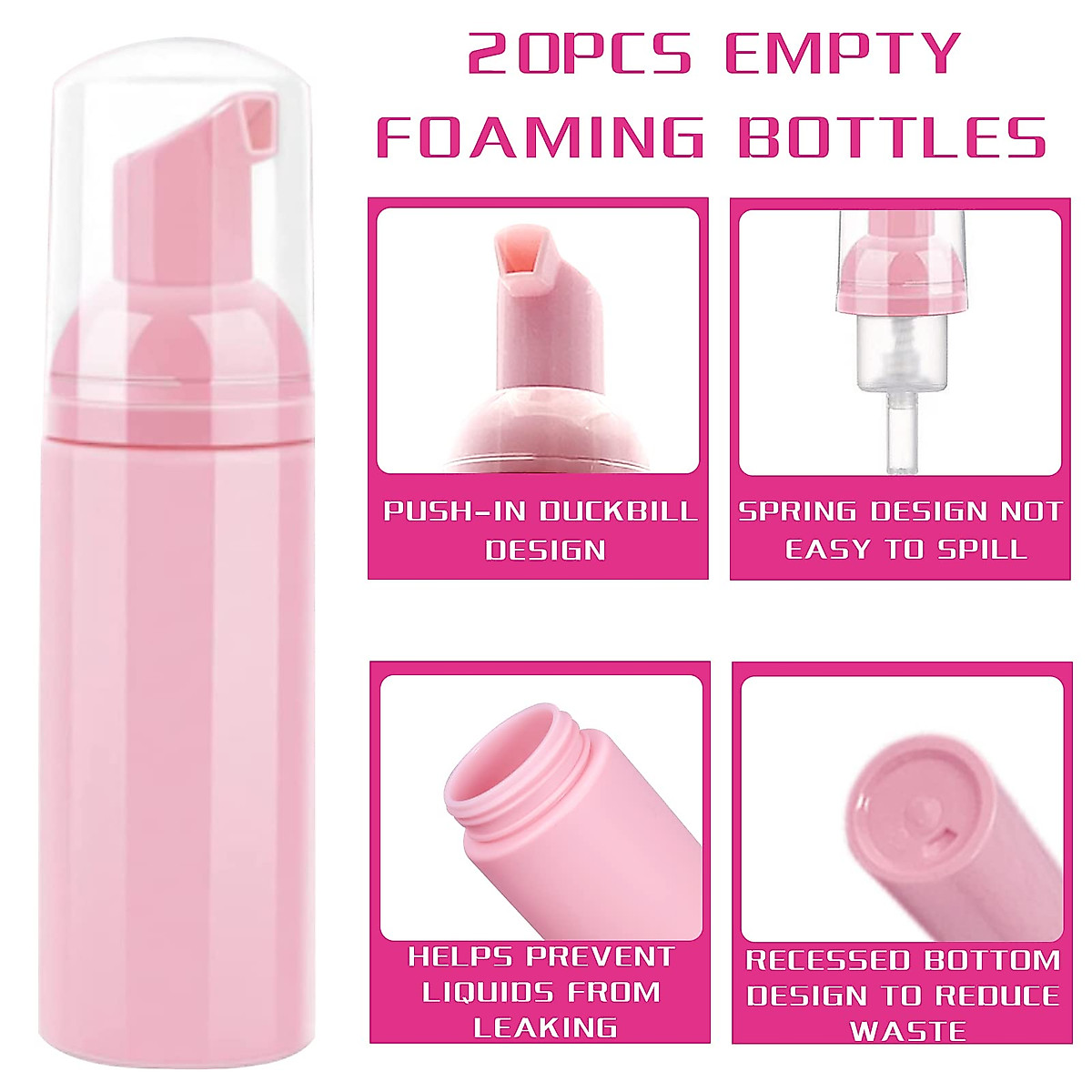 Lash Shampoo for Lash Extensions Eyelash Extension Cleanser, 3.98L Professional Eyelid Foaming Cleanser, Free Non-lrritating Wash for Extensions Lashes with Salon and Home Care, 20 Cleansing Brushes