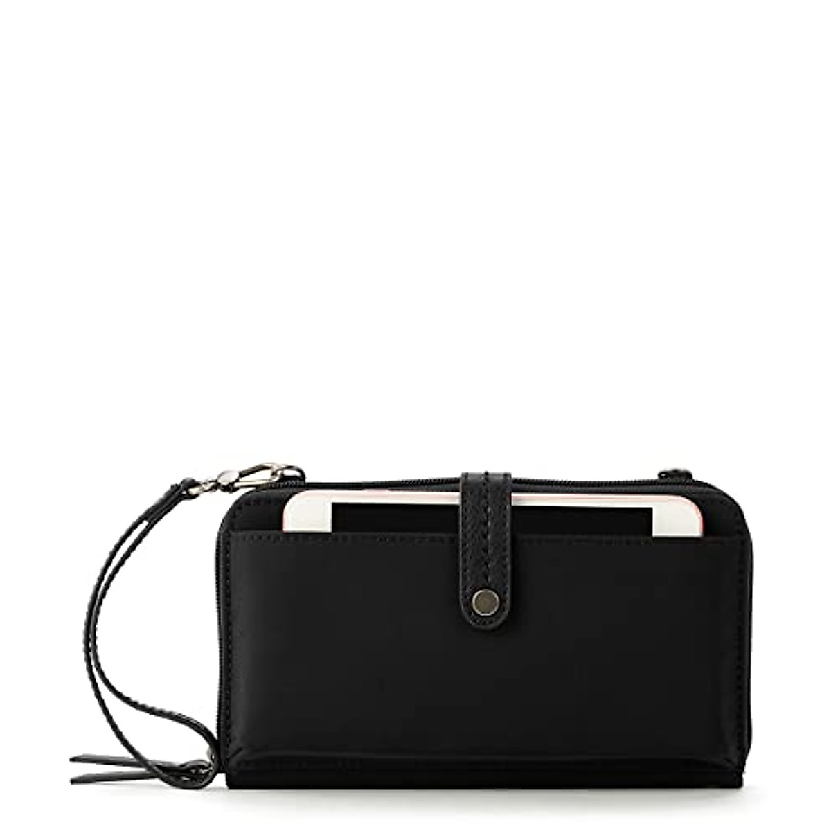 The Sak Esperato Large Smartphone Crossbody in Recycled Nylon, Black