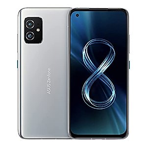 ASUS Zenfone 8 ZS590KS 5G Dual 256GB 8GB RAM Factory Unlocked (GSM Only | No CDMA - not Compatible with Verizon/Sprint) International Version - Silver