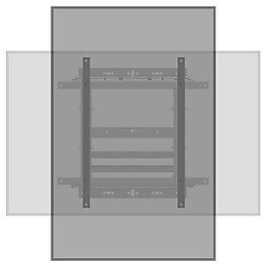 Mount-It! Video Wall Mount with Pop Out Function, Digital Signage TV Menu Board Mount for 32 to 70" TVs, Up to VESA 400x400, Commercial Grade 110 Lbs Capacity