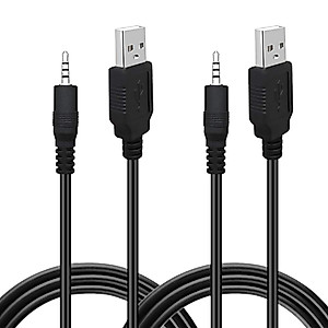 SCOVEE USB to 2.5mm Male AUX Audio Jack Charging Cable for JBL Synchros S300 S300I S300a S400BT J56BT E40BT E30 E40 E50BT S500 S700 Headphones Stereo Power Wire for JBL Charger Cord