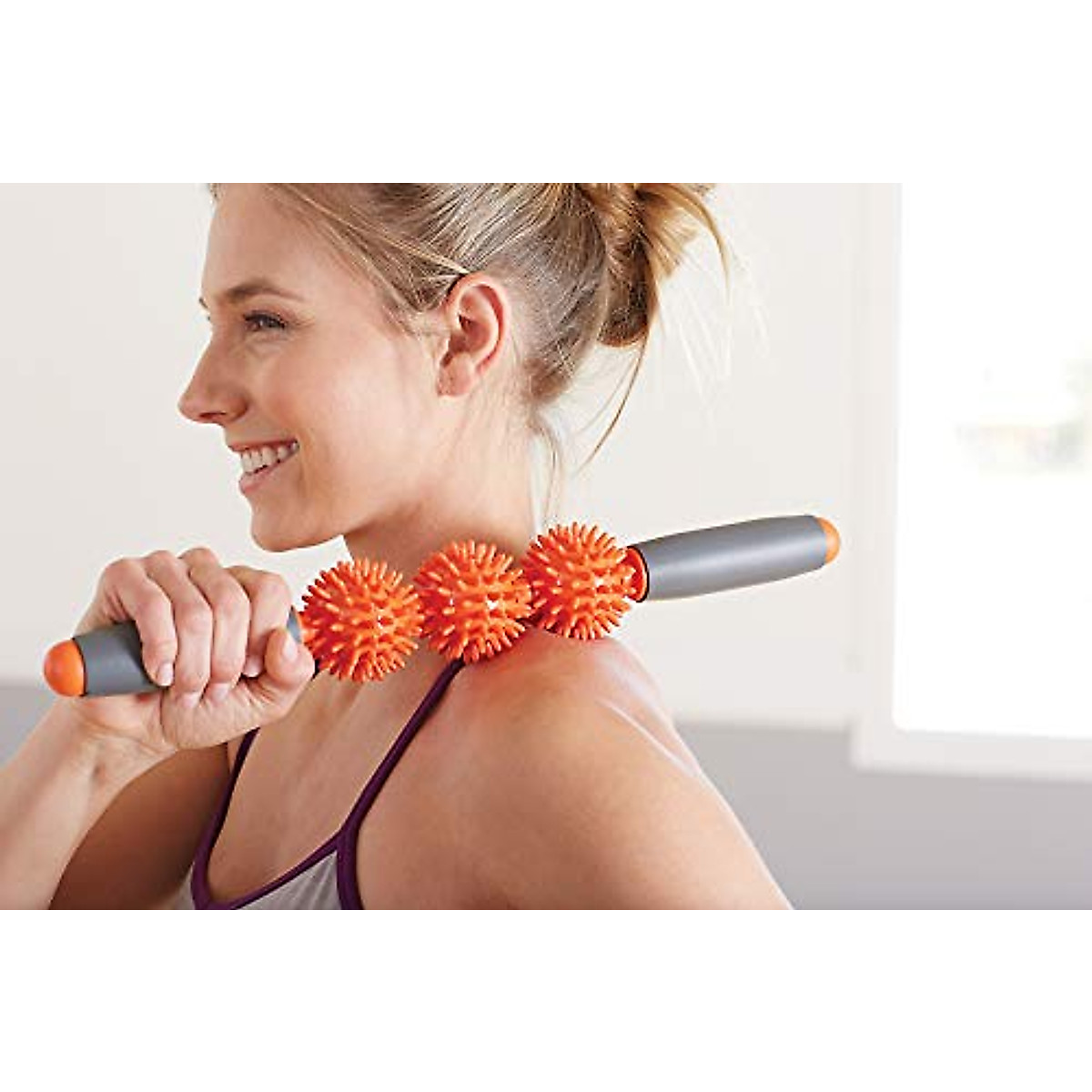 Gaiam Restore 05-58255 Pressure Point Muscle Roller Massage Stick (Colors may vary)