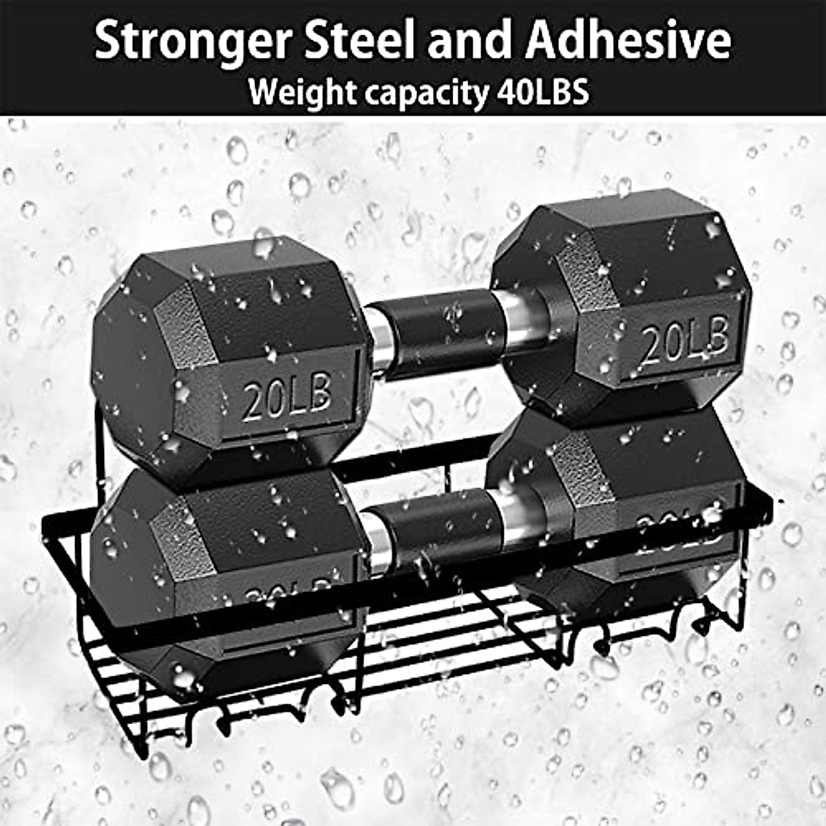 HOOSCHRT Shower Caddy Organizer 3 Pack with Hooks,Rustproof Shower Shelves and Restroom Organizer for Bathroom and Kitchen Restroom Accessories for Ultimate Organization,Space - Saving Solution