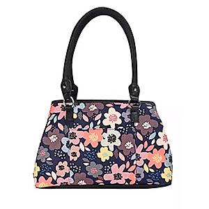 Lily Bloom Maggie Satchel Handbag (Pop Art Posy)