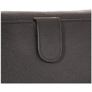 Timberland womens Rfid Leather Crossbody Bag Wallet Purse, Black (Cav), One Size