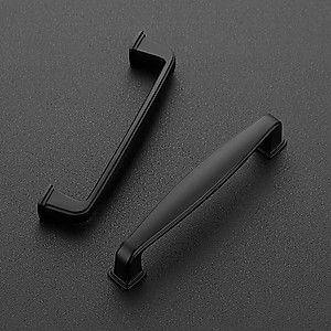 Ravinte 30 Pack Solid 3-3/4 Inch Kitchen Cabinet Handles Matte Black Cabinet Pulls Black Drawer Pulls Kitchen Cabinet Hardware Kitchen Handles for Cabinets Cupboard Handles Drawer Handles