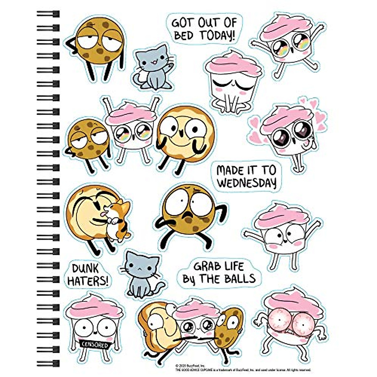 The Good Advice Cupcake 16-Month 2020-2021 Monthly/Weekly Planner Calendar: Get Your Life Together, You Messy B*tch!