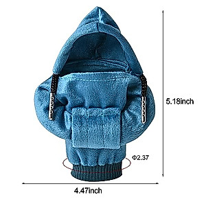 Car Shift Knob Hoodie,Automotive Interior Accessories,Fashionable Hooded Shirt, Funny Gear Shift Knob Shirt Sweater,Birthday Gift, Christmas Gift, Gift for Son Daughter wife Husband Friends.(Blue)