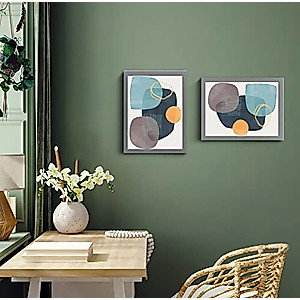 JD Concept Wood 11x14 Grey Picture Frame 5 Pack - Gallery Wall Frame Set - Suitable for Horizontal and Vertical Hanging 11 x 14 Poster Photo