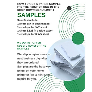 Blank Deckle Edge Sheets, 135#/290gsm, Soft White, 100% Cotton Rag, Cold Pressed, Acid Free & Archival Hand Torn Watercolor Paper (8x10 inch Sheets Only, Set of 24)