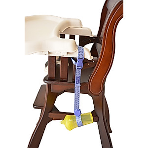 Sippy Cup Straps for Baby Bottle Toy Leash Stroller High Chair Strap Boys Girls (Blue)