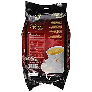 Trung Nguyen - G7 3 In 1 Instant Coffee - 100 Single Serve Packets | Roasted Ground Coffee Blend with Creamer and Sugar, Suitable for Most Coffee Brewing Methods, (16gr/stick)