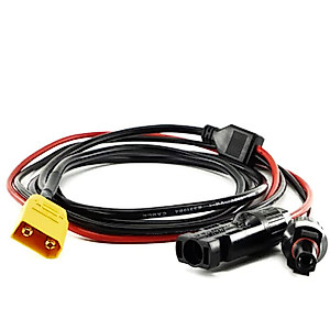 iHaospace XT90 to Solar Connector Cable 6FT - 14AWG PV Charging Cable Extension XT90 Compatible for Bluetti AC200P AC200MAX