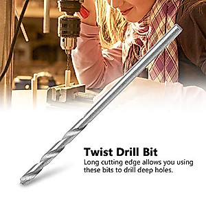 Twist Drill Bits,10 Different Specifications of Twist Drill bits,for Most Drilling Jobs and Materials Such as Thin Metal,Durable