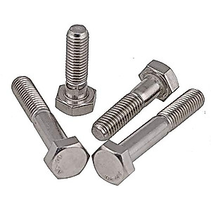 Ochoos GB5782/DIN931 Stainless Steel 304 Half Tooth hex Screw/hex Half Tooth Bolt M8 M10 - (Dimensions: M10X90)