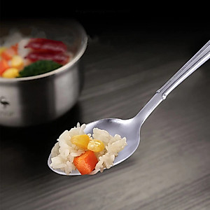 Silverware Set for 1, Sterling Silver Flatware Cutlery Set, Eating Utensils Set with Vintage Relief, Handmade, Finely Polished (Sun Flower)