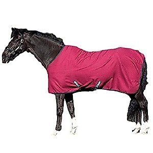 Horseware Rambo Techi-Waffle Cooler Blanket Burgundy/Black 78