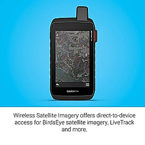 Garmin Montana 700i, Rugged GPS Handheld with Built-in inReach Satellite Technology, Glove-Friendly 5" Color Touchscreen (Renewed)