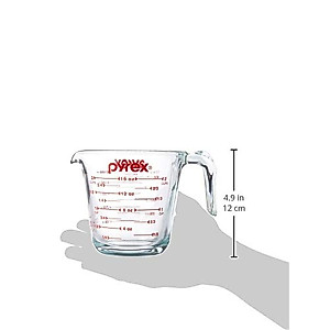 Pyrex -2 Prepware 2 Glass Measuring Cup